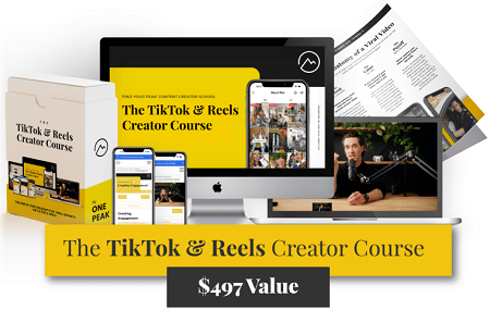 One Peak Creative Agency – The Tiktok and Reels Creator Course - Monk ...