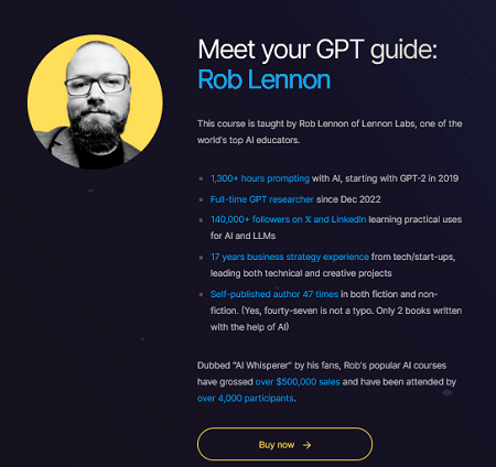 Rob Lennon – Build Powerful GPTs - Monk Course